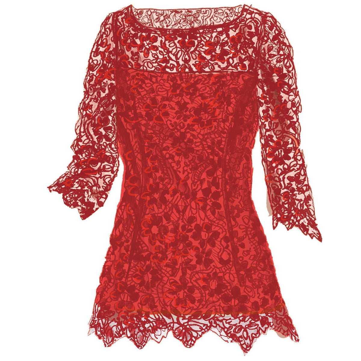 Cecile's Lace Blouse - The J. Peterman Company