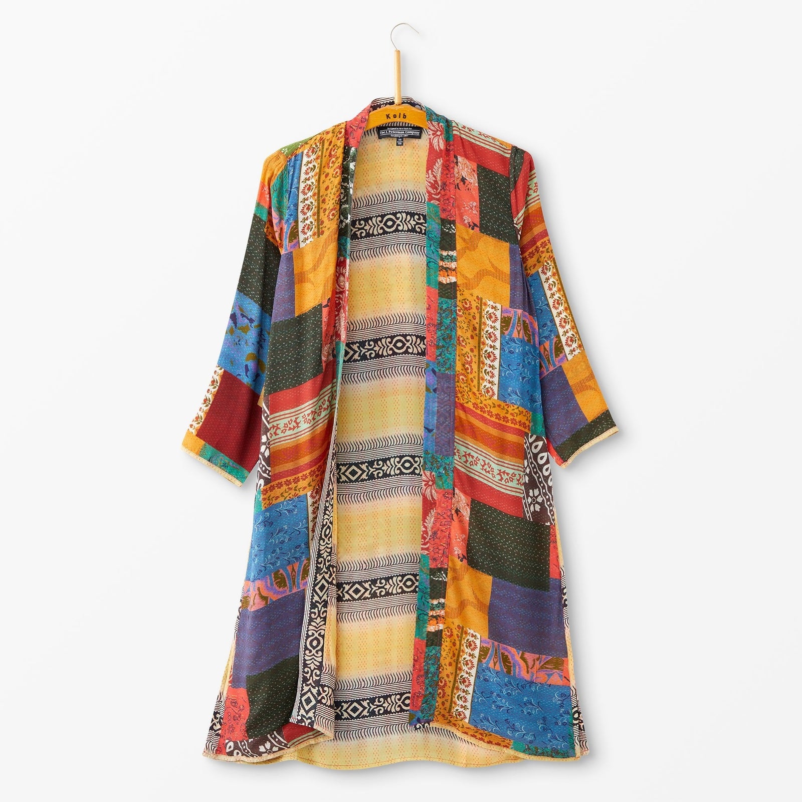 Clara’s Patchwork Print Robe - The J. Peterman Company