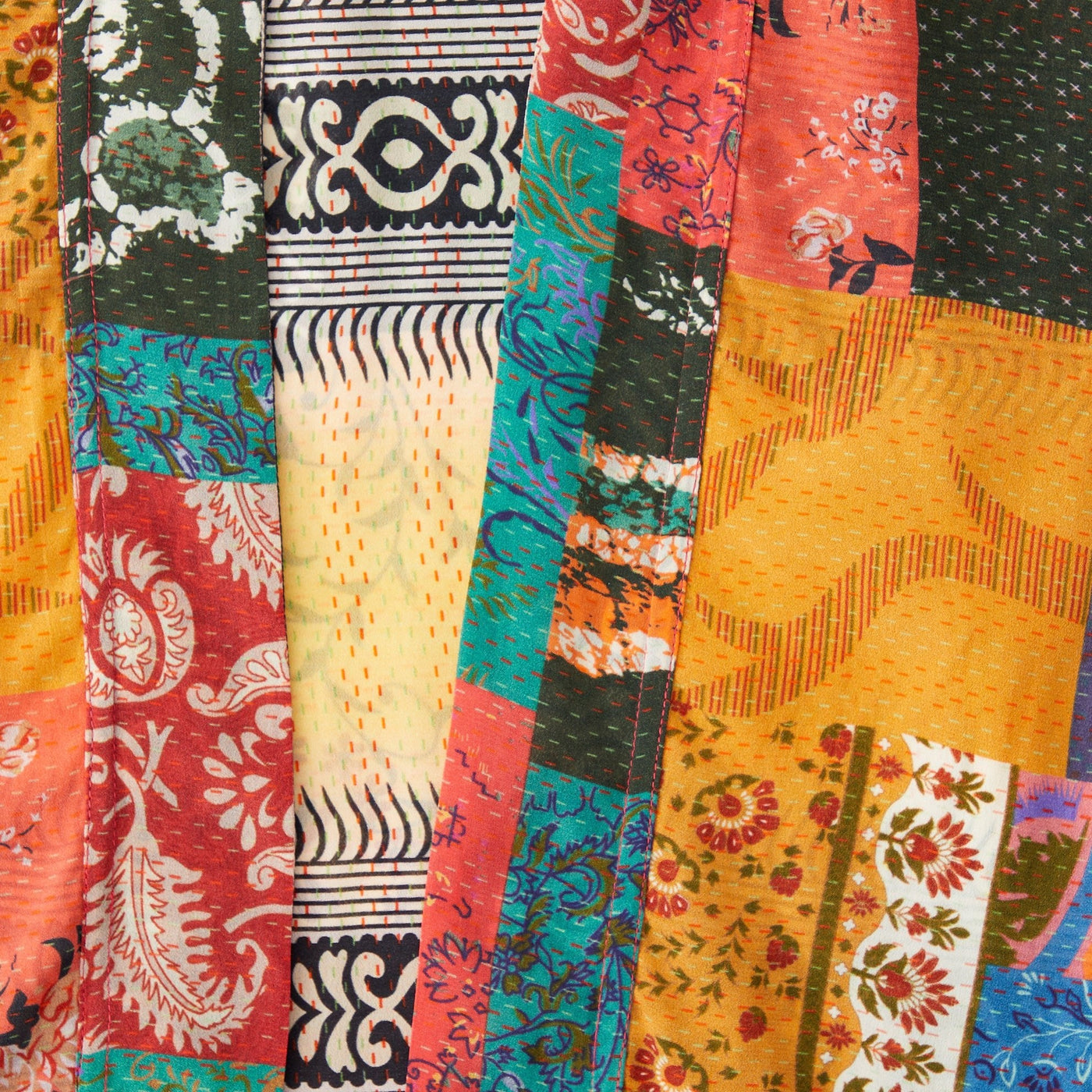 Clara’s Patchwork Print Robe - The J. Peterman Company