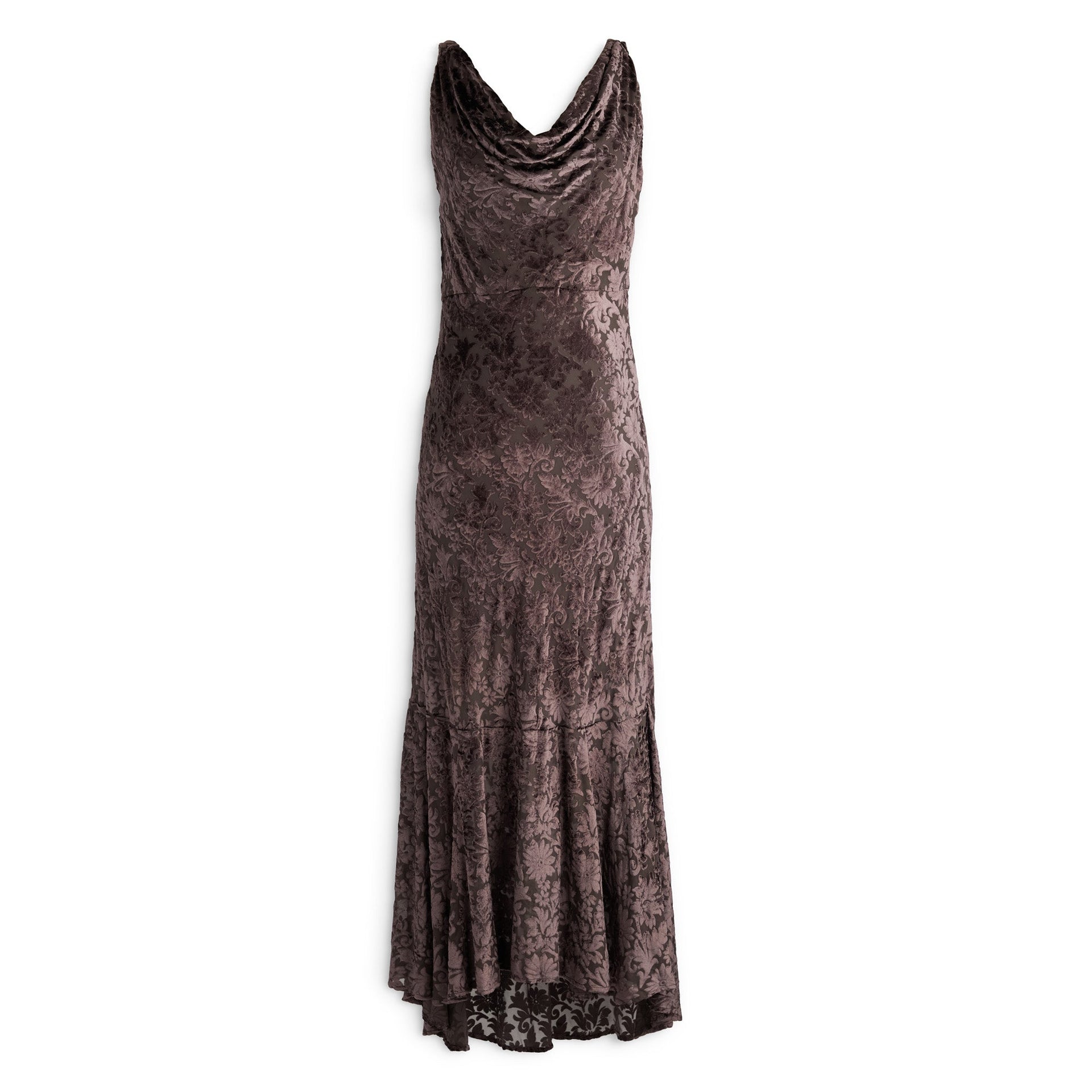 Devoré Velvet Evening Dress - The J. Peterman Company