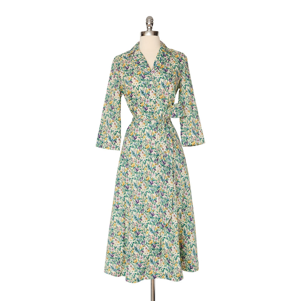 Long-Sleeve 1947 Dress - The J. Peterman Company