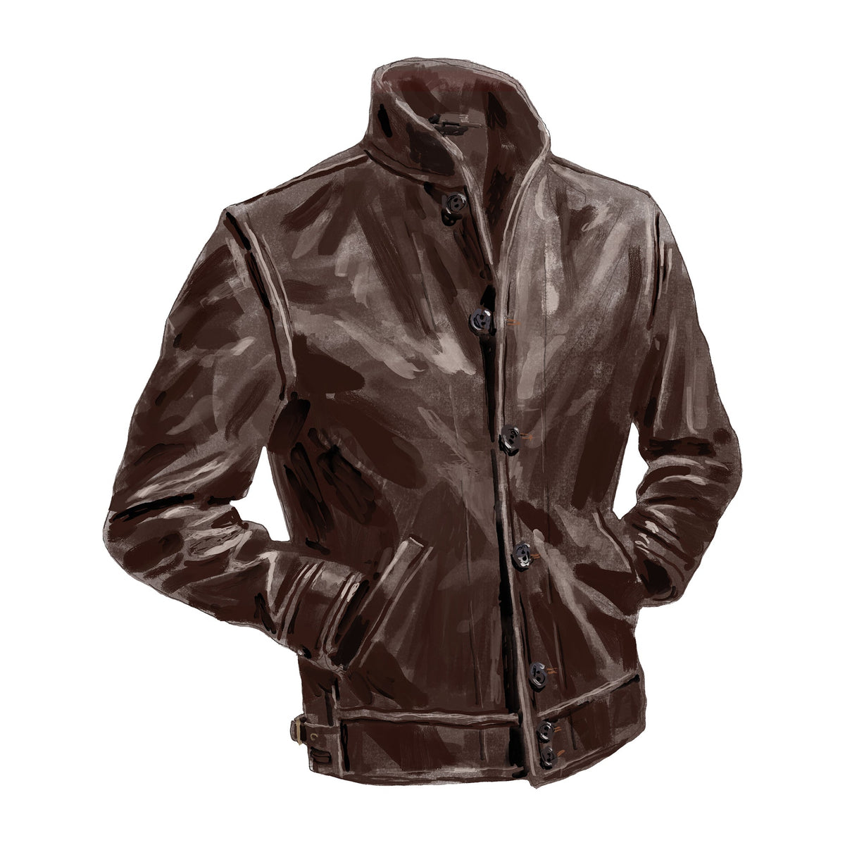 Mercer Street Leather Jacket - The J. Peterman Company