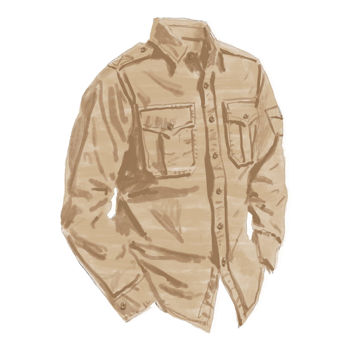 Officer & Gentleman Field Shirt - The J. Peterman Company