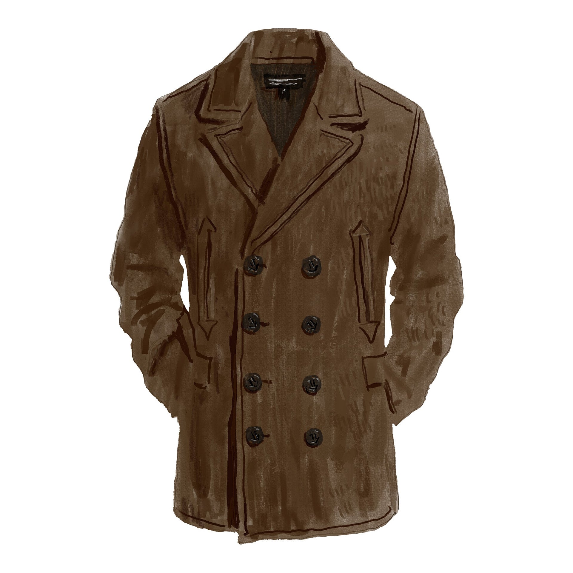 Quarterdeck Peacoat – The J. Peterman Company