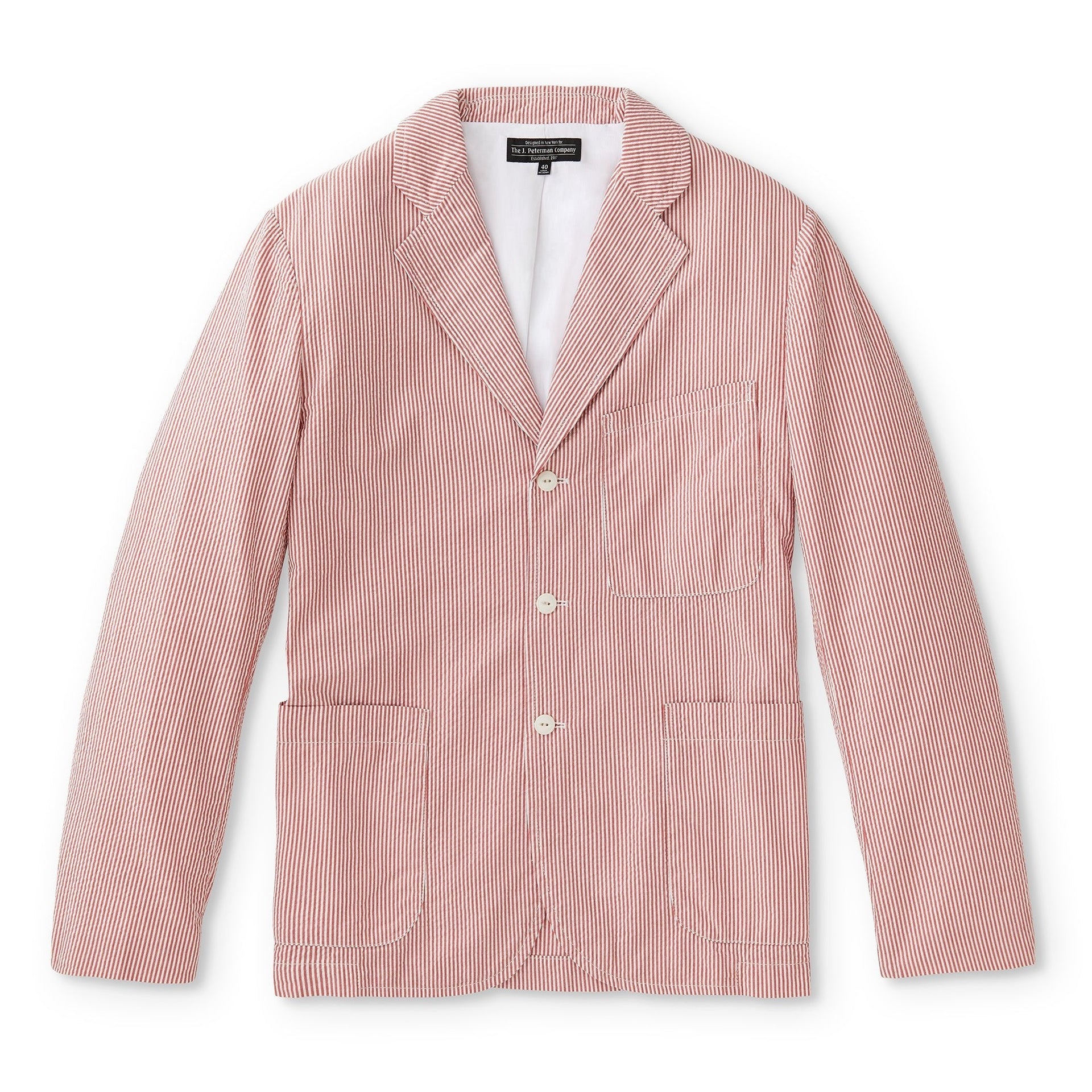 Seersucker Blazer – The J. Peterman Company