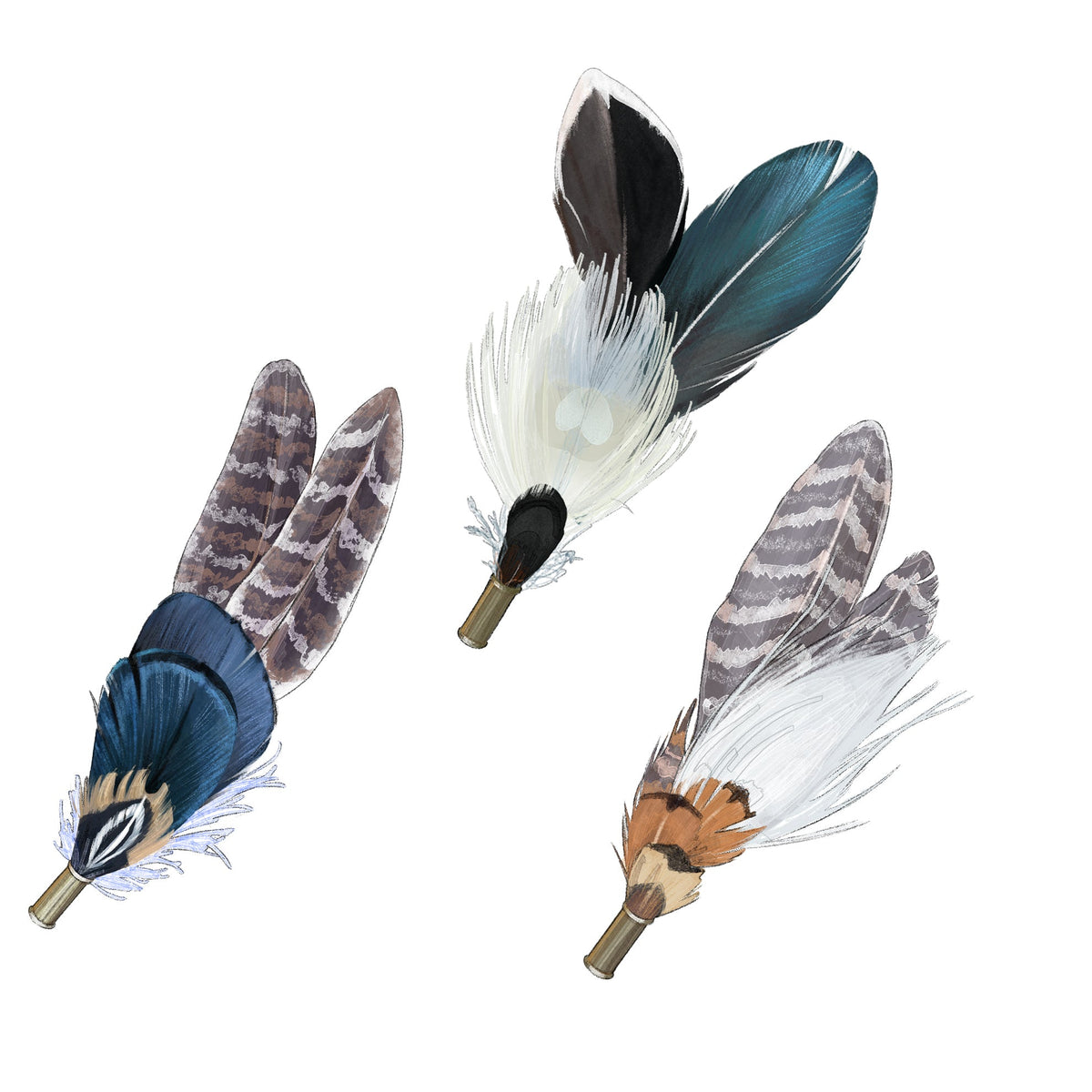 Telluride Feather Hat Pin - The J. Peterman Company