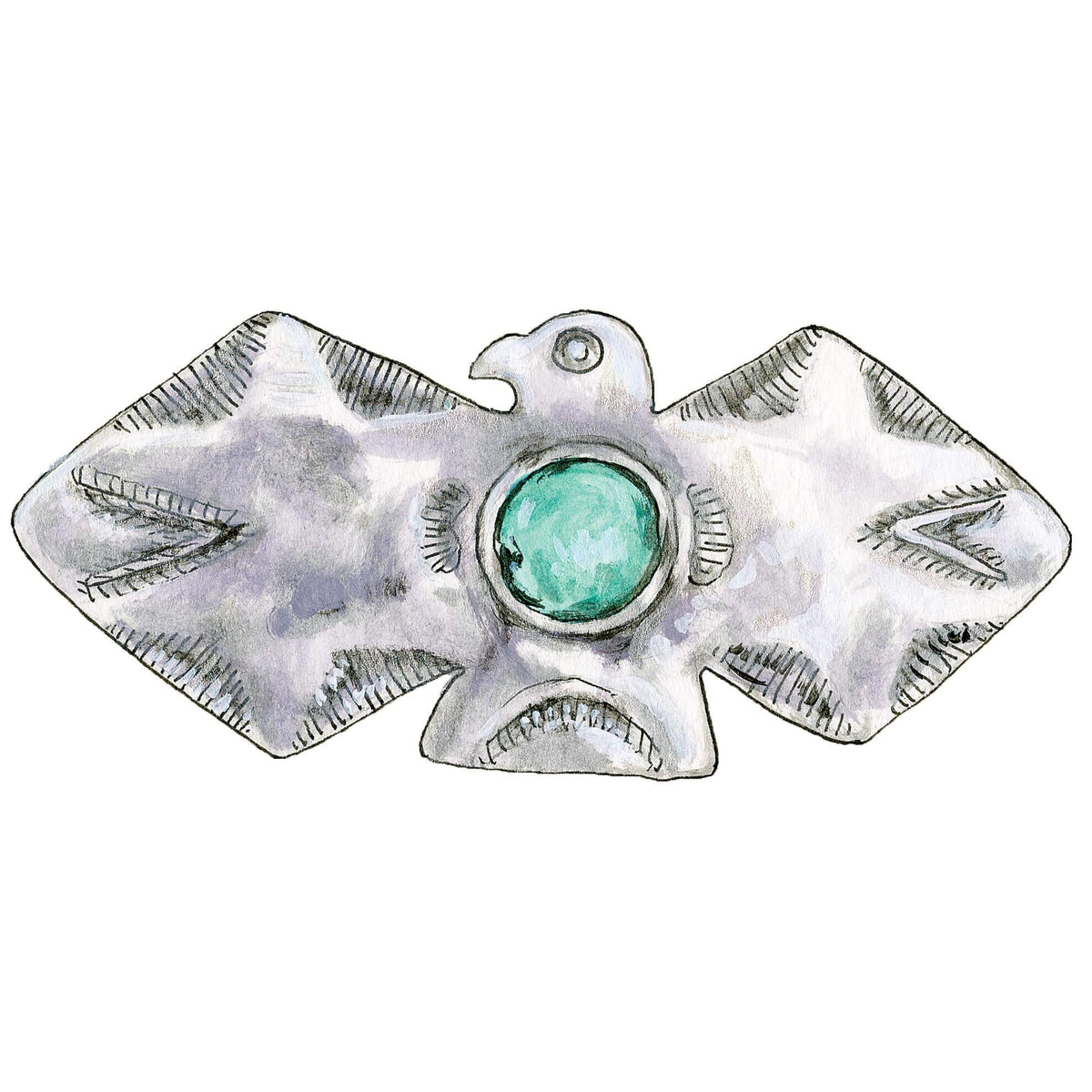 Thunderbird Lapel Pin - The J. Peterman Company