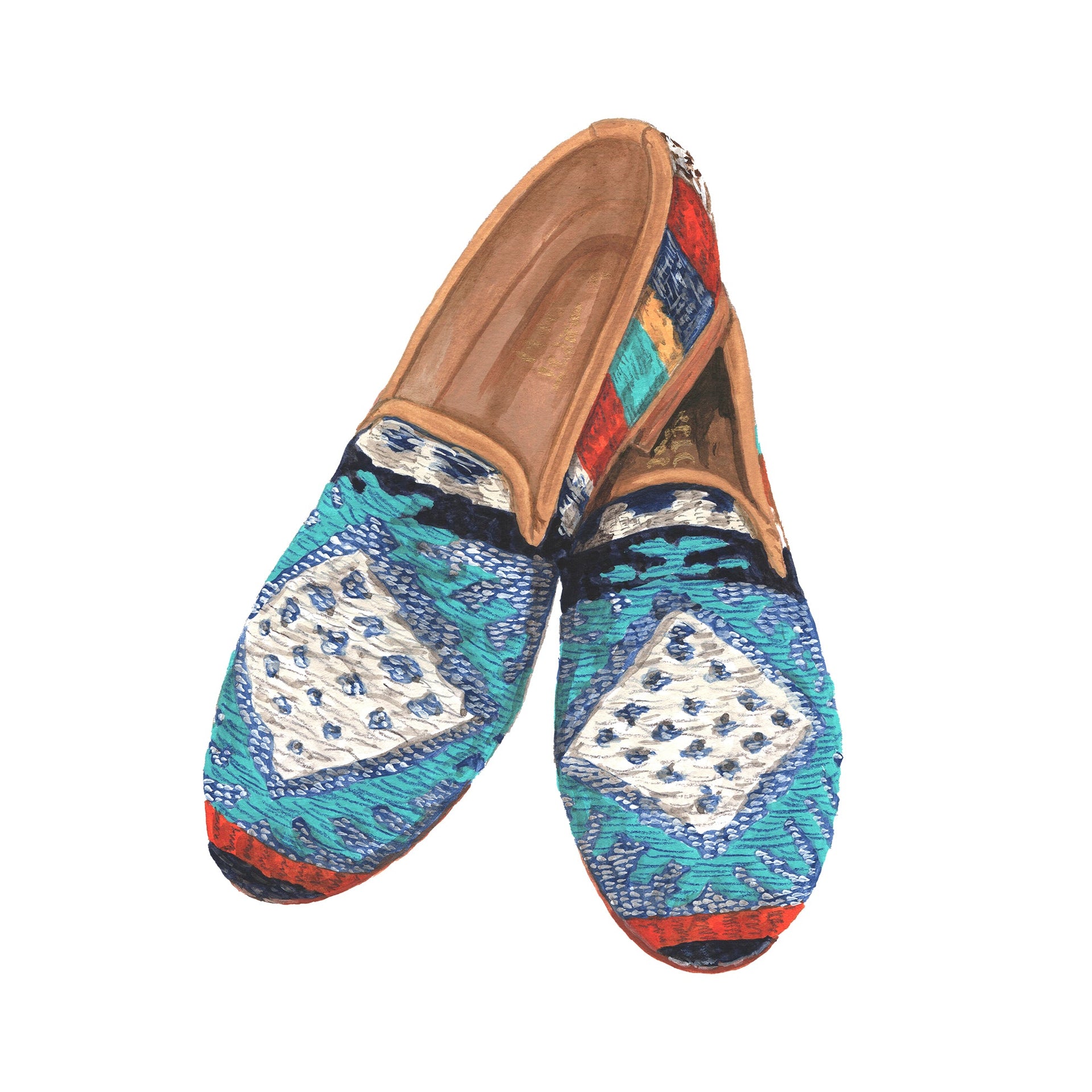 Turkish Kilim Loafers - The J. Peterman Company